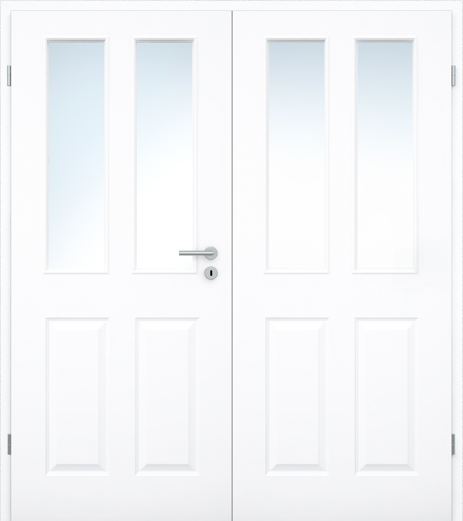Doppelflügel-Stil-Innentür Artico 6FS Weißlack neo | 2 x 6FS | Silvit ...